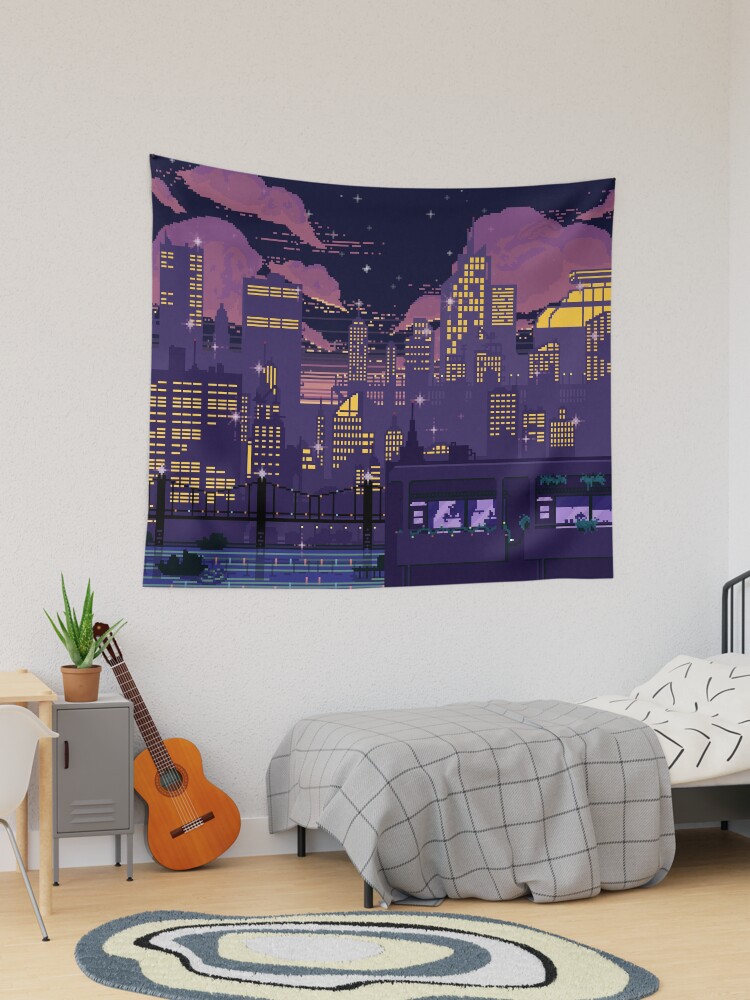 "Doom over Carbon Valley" Tapestry for Sale by mentalpoppixels | Redbubble