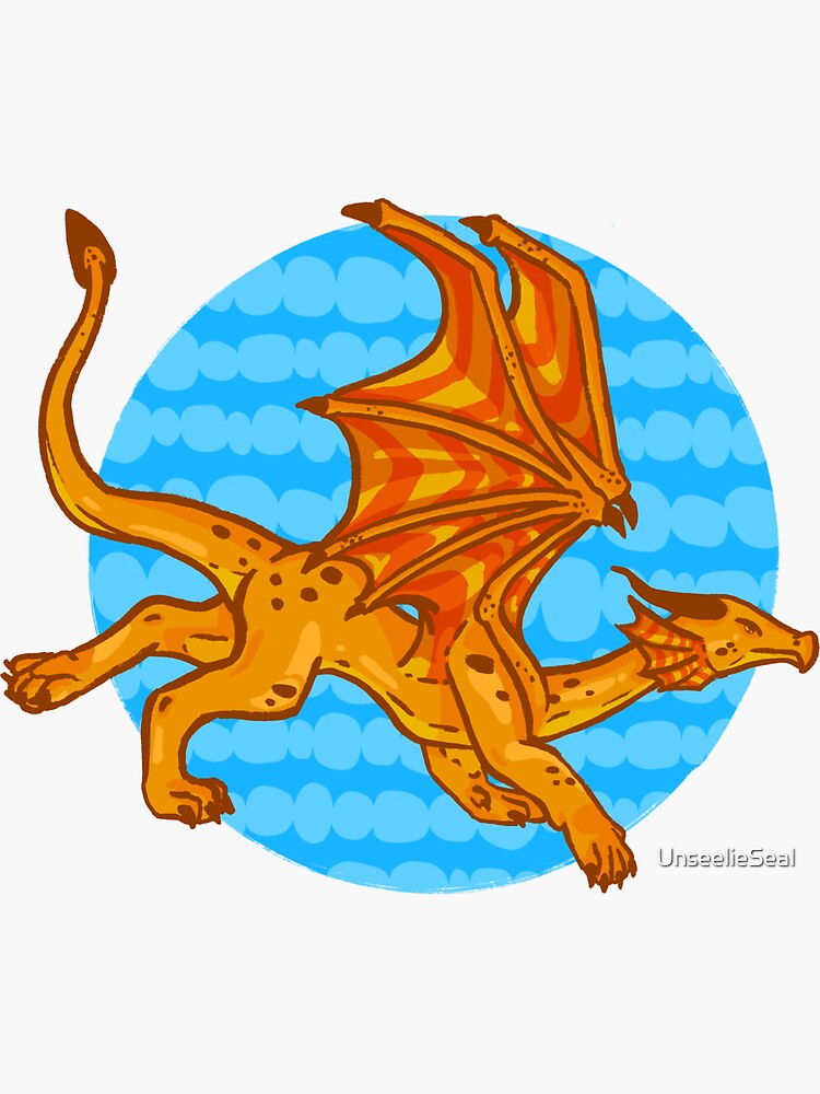 "Dragonnel" Sticker for Sale by UnseelieSeal | Redbubble