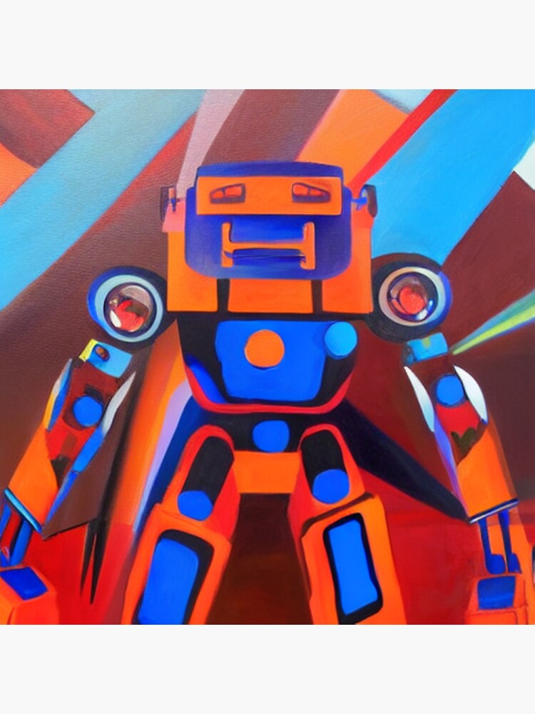 "Psycho Madness - Cyber Robot" Sticker for Sale by PsychoMadness ...