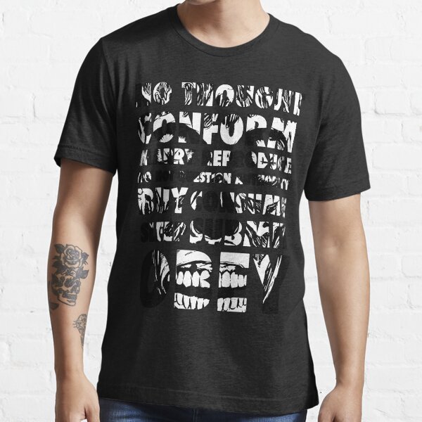 "They Live (Black and White)" T-shirt for Sale by B3RS3RK3R | Redbubble ...
