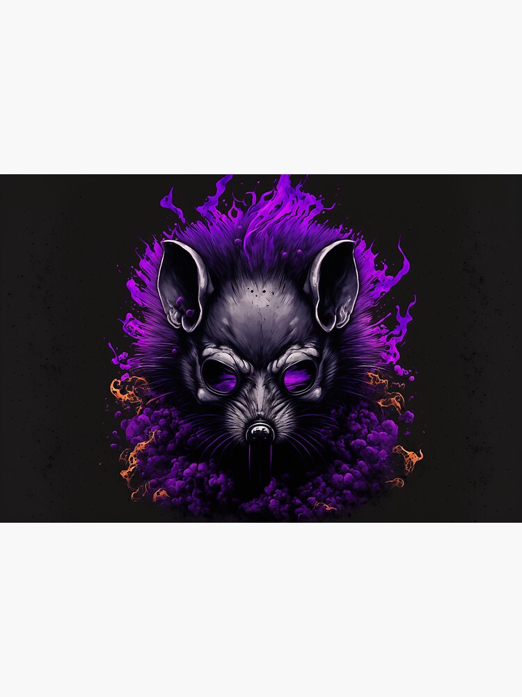 "Purple rat pyrotechnic " Sticker for Sale by Voiddisciple | Redbubble