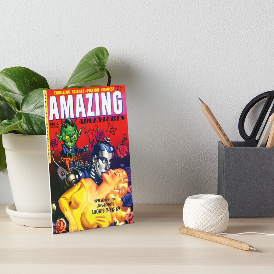 "Amazing Adventures Vol.04 1950's Science Fiction Comic Cover Invasion ...