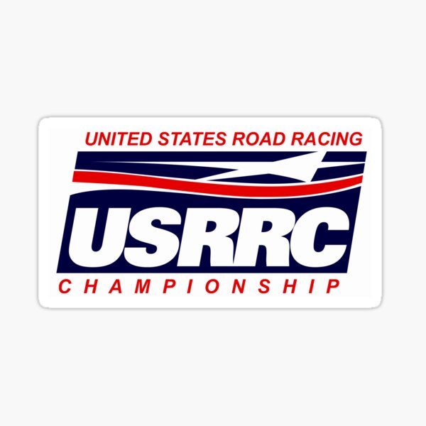 "United States Road Racing Championship - Classic Logo" Sticker for ...