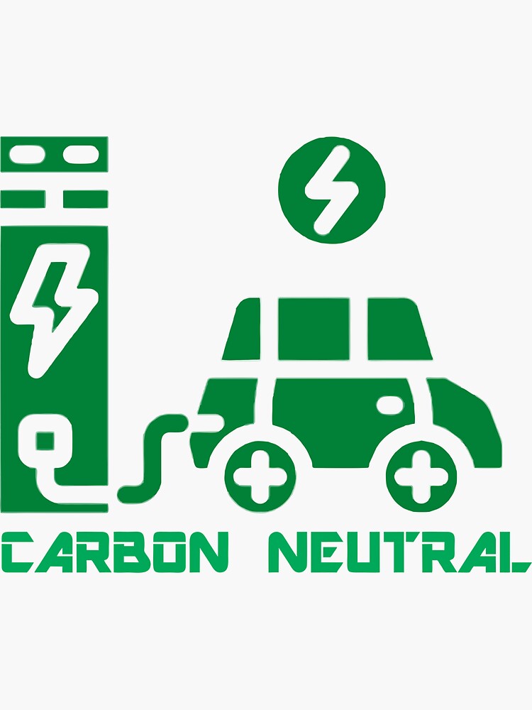 "Zero emission electric cars" Sticker for Sale by ImageCorner | Redbubble
