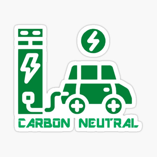"Zero emission electric cars" Sticker for Sale by ImageCorner | Redbubble