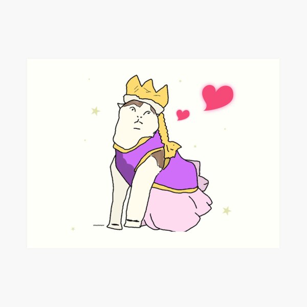 "Menchie Print" Art Print by Samouii | Redbubble