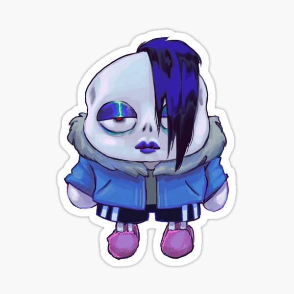 "Emo/vkei Sans" Sticker for Sale by TheeFlea | Redbubble