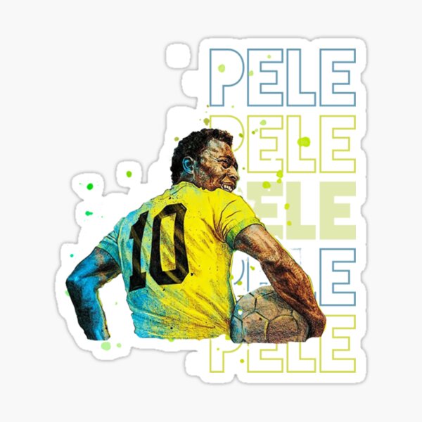 "Pele" Sticker for Sale by junfau86 | Redbubble