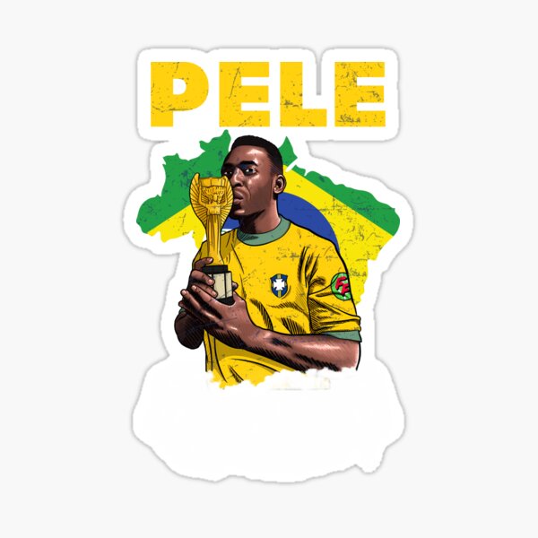 "Pele Legend - Brazil Champion" Sticker for Sale by Rastinoy | Redbubble
