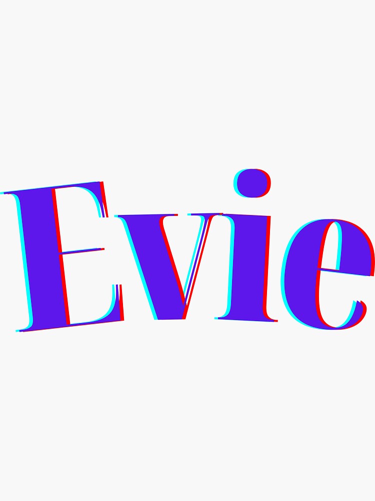 "Evie" Sticker for Sale by Juliako123 | Redbubble