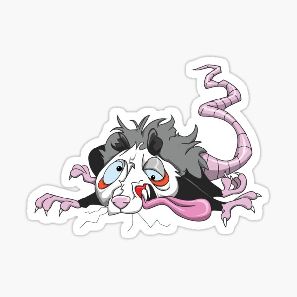 "Roadkill" Sticker for Sale by wickedcartoons | Redbubble