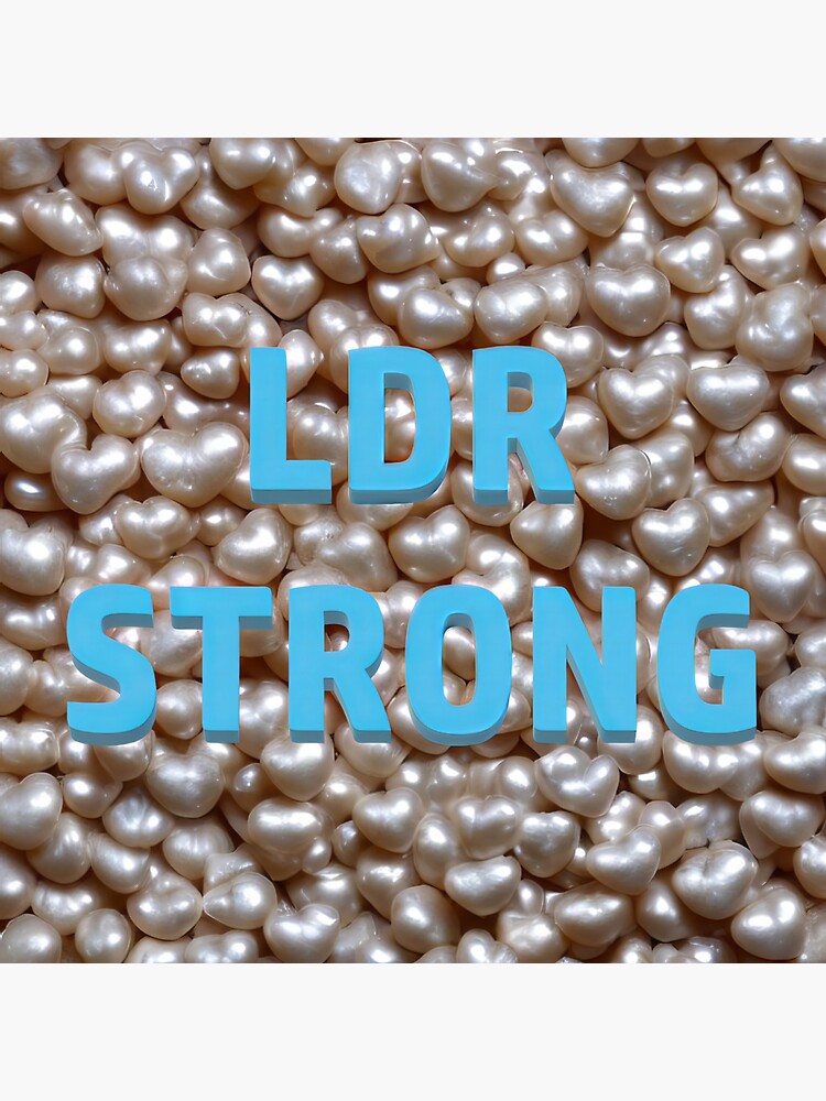 "Blue LDR STRONG - Love Fritzyl" Sticker for Sale by thingclothing ...