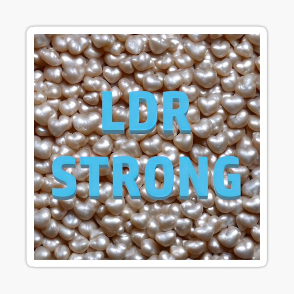 "Blue LDR STRONG - Love Fritzyl" Sticker for Sale by thingclothing ...