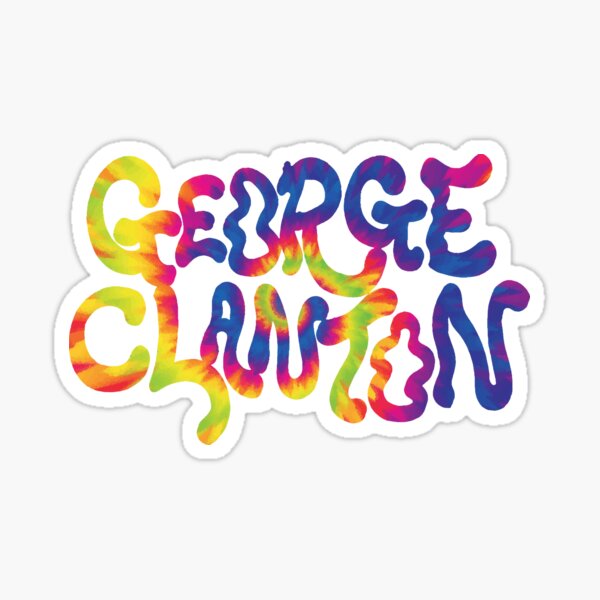 "George Clanton Tie Die logo" Sticker for Sale by fergyfilms | Redbubble