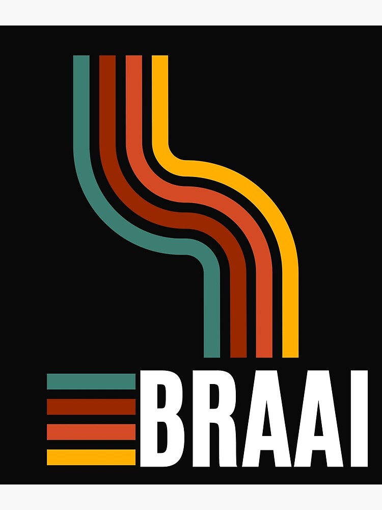"Braai, South African for bbq - South Africa" Poster for Sale by ...