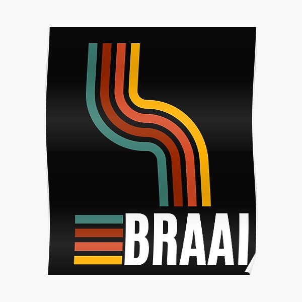 "Braai, South African for bbq - South Africa" Poster for Sale by ...