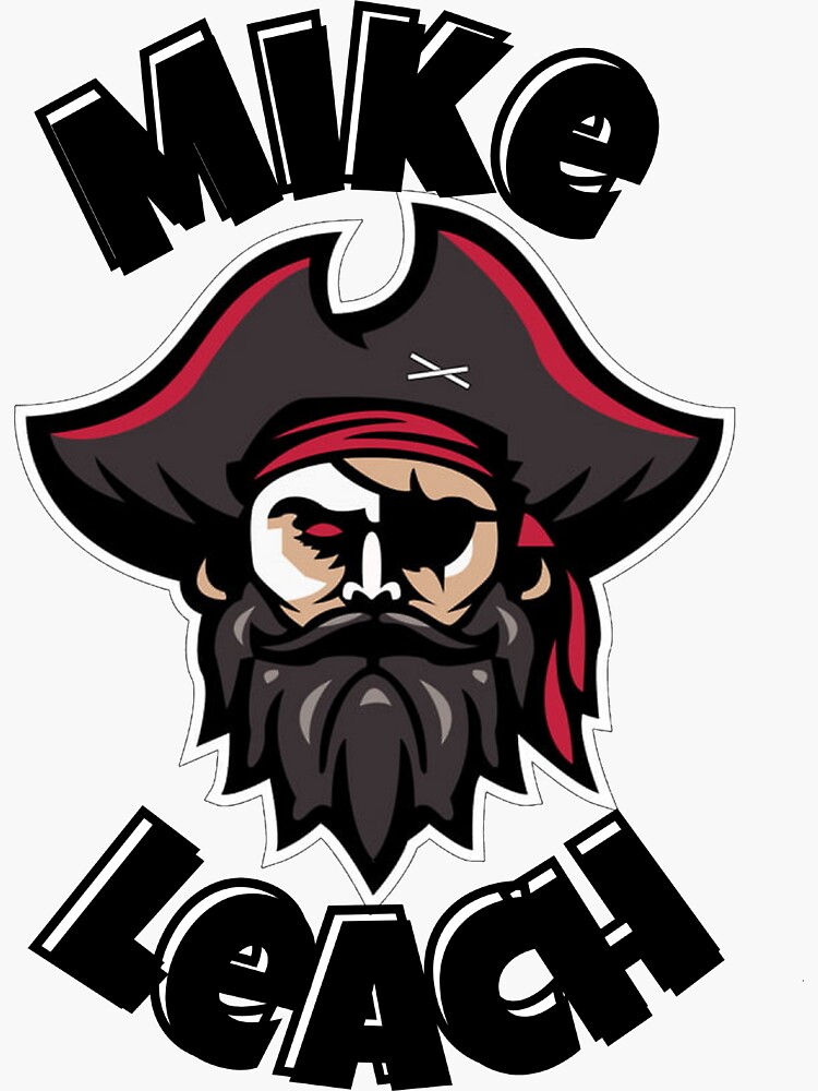 "Mike Leach simple logo design" Sticker for Sale by dariussshop | Redbubble