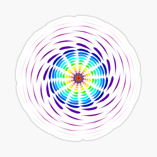 "rainbow spiral" Sticker for Sale by Themys24 | Redbubble