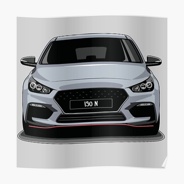 "I30N - vector drawing" Poster for Sale by yohannlp | Redbubble