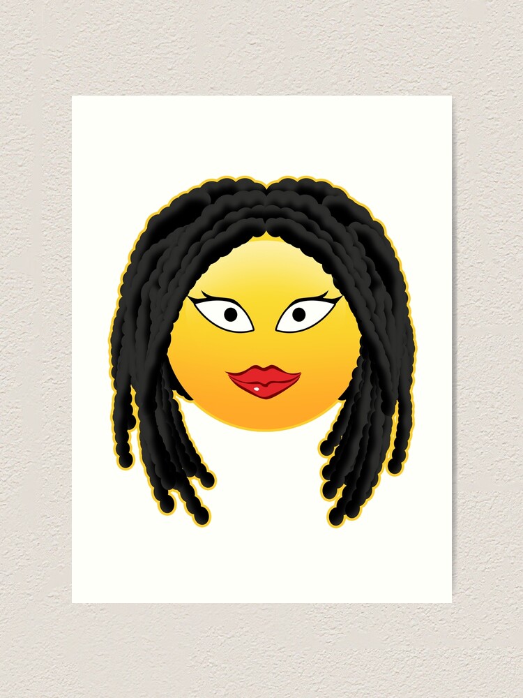 "Emoji (Dreadlocks and Happiness)" Art Print for Sale by ...