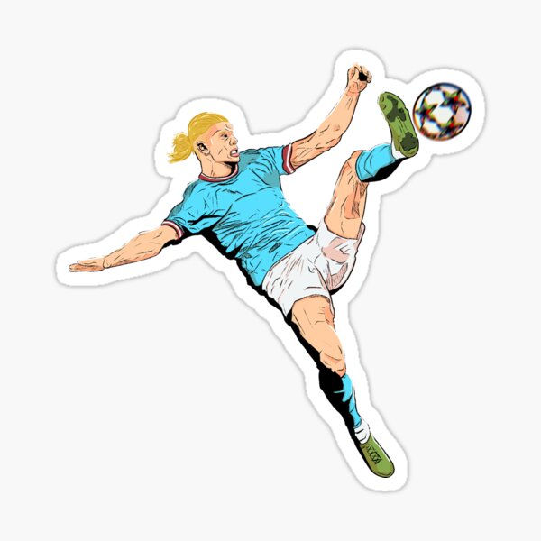 "Erling Haaland." Sticker for Sale by OmarIbrahimm235 | Redbubble