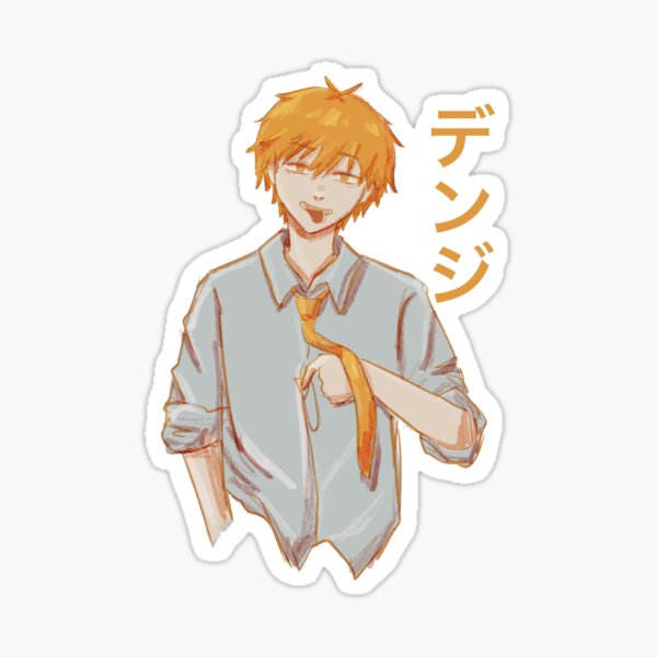 "Chainsaw Man - Denji" Sticker for Sale by rapunchell | Redbubble