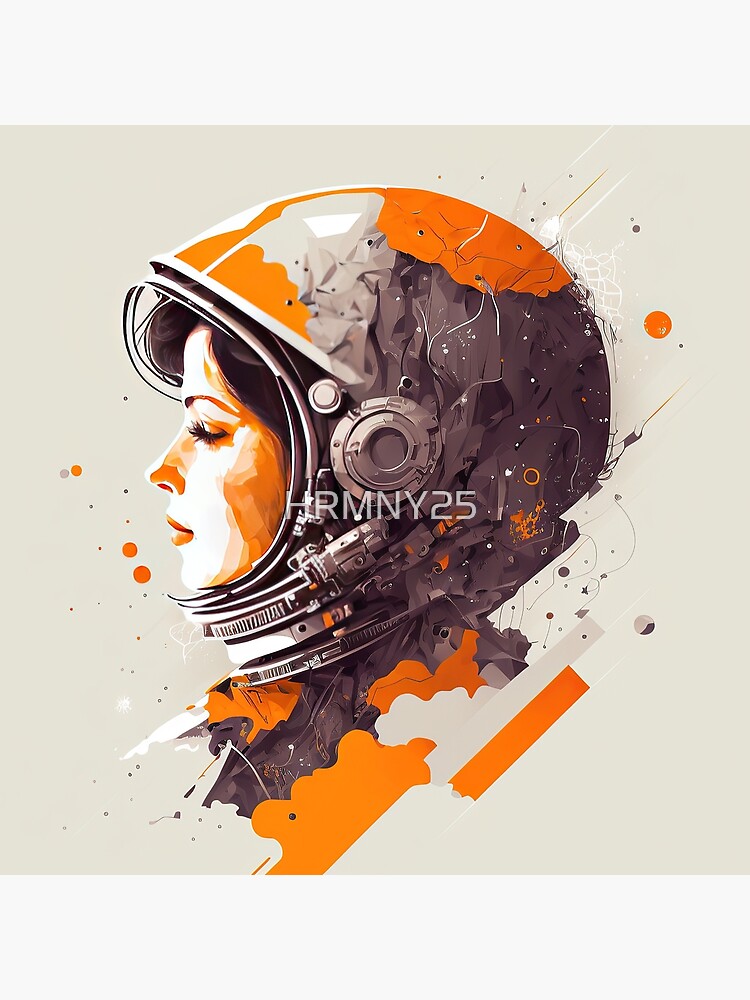 "Astronaut Women Pop Art Space Nasa Retro Rainbow" Poster for Sale by ...