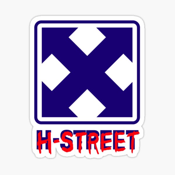 "H-street Skateboards Hokus Pokus 80s Vintage Skateboard Logo" Sticker ...