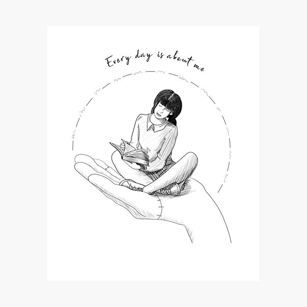 "Wednesday Addams, Every day is about me - Own Concept - Girl reading ...