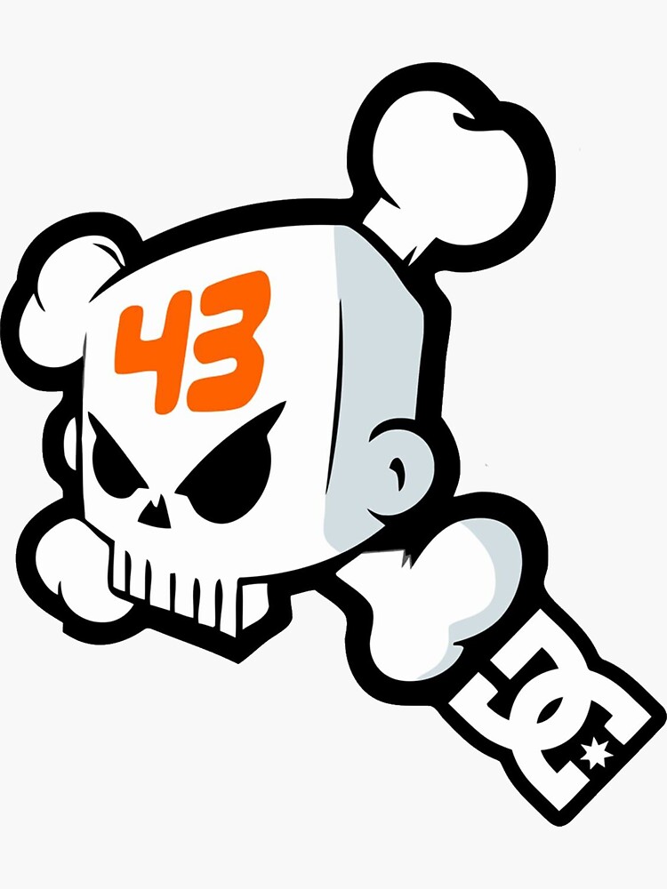 "Rip Ken Block Drift Racing Skull Viny, 43 Block" Sticker for Sale by ...