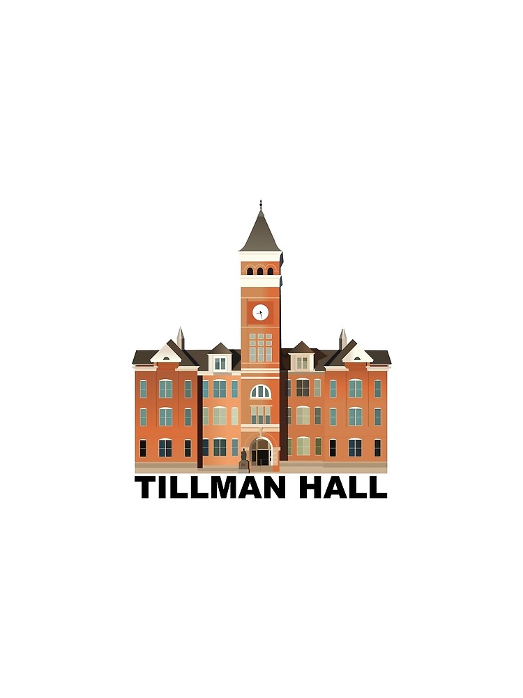 "Tillman Hall, Clemson" Chiffon Top for Sale by Mebbert | Redbubble