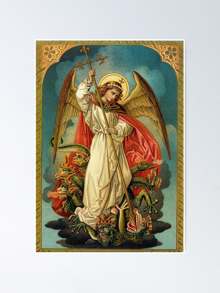"Saint Michael" Poster for Sale by cilekbest | Redbubble
