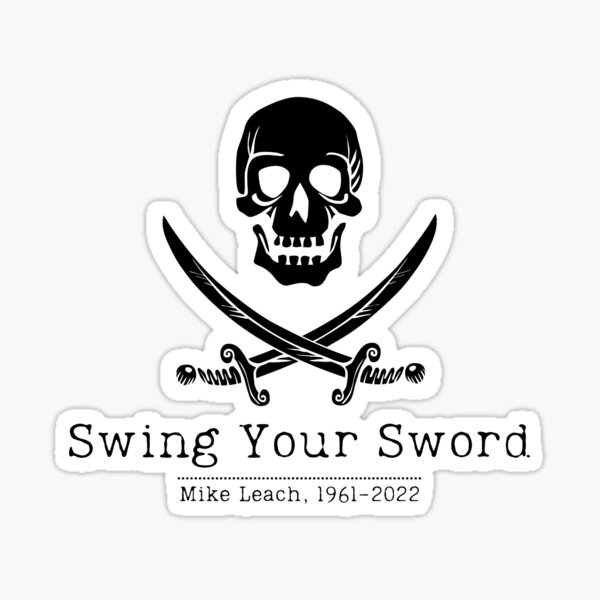 "Swing your sword mike leach " Sticker for Sale by brishtywaqi | Redbubble