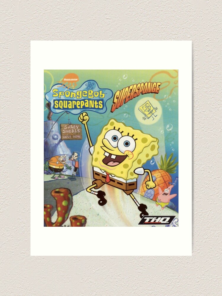 "SpongeBob SquarePants: SuperSponge - Cover" Art Print by ...