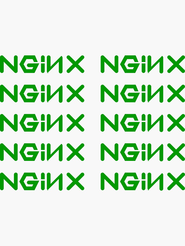 "NGINX LOGO" Sticker for Sale by MrShy | Redbubble