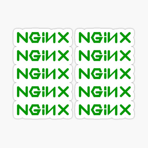 "NGINX LOGO" Sticker for Sale by MrShy | Redbubble