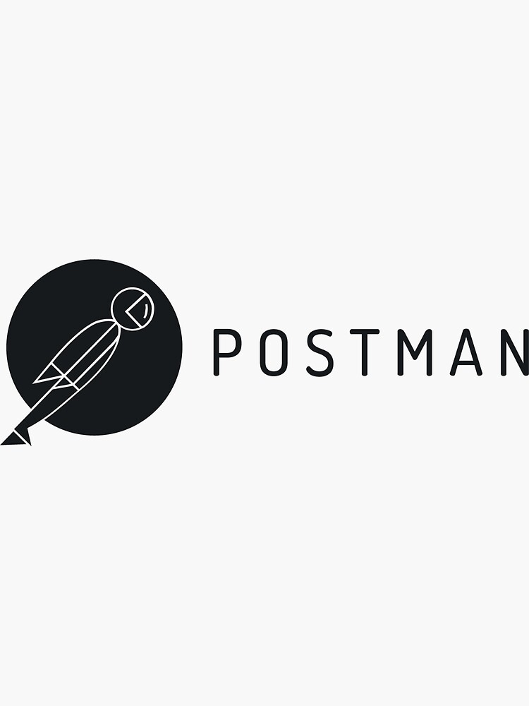 "postman logo dark" Sticker for Sale by carlos12silva12 | Redbubble