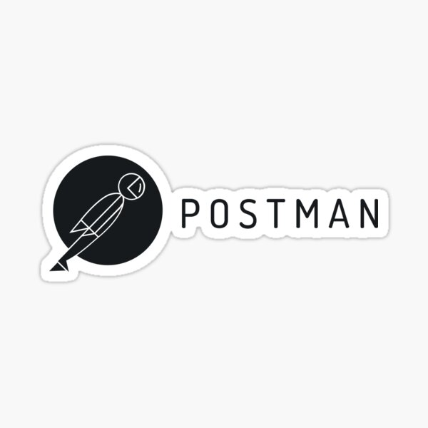 "postman logo dark" Sticker for Sale by carlos12silva12 | Redbubble