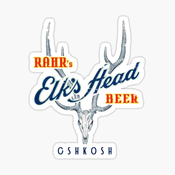 "Elks Head Beer" Sticker for Sale by Retrorockit | Redbubble
