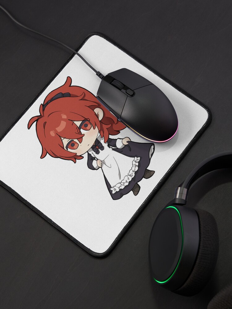 "Diluc Genshin Impact Fanart Diluc Maid Dress Diluc Merch Genshin Merch ...