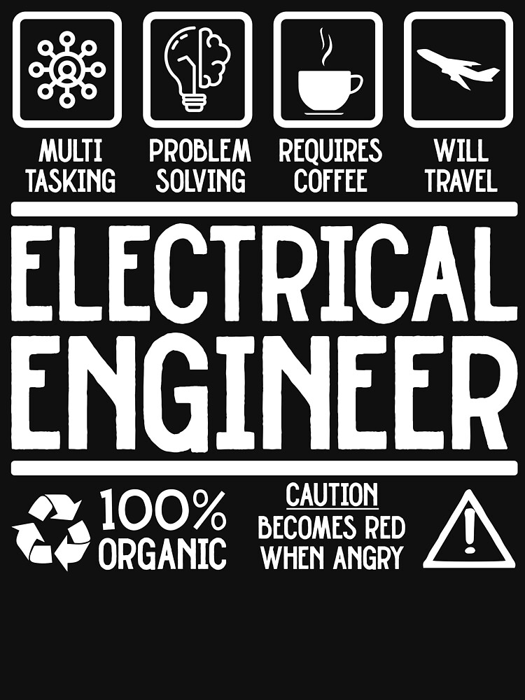 "Electrical Engineer Profession Job Label Engineering Funny Electrical ...