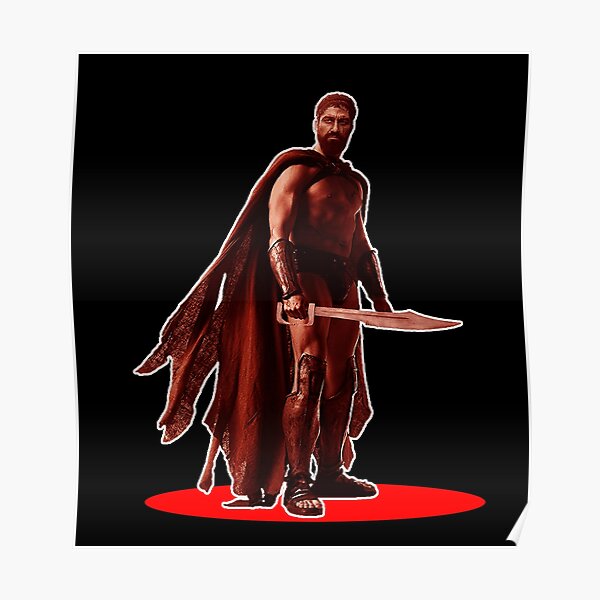 "leonidas" Poster for Sale by marielaboehm | Redbubble