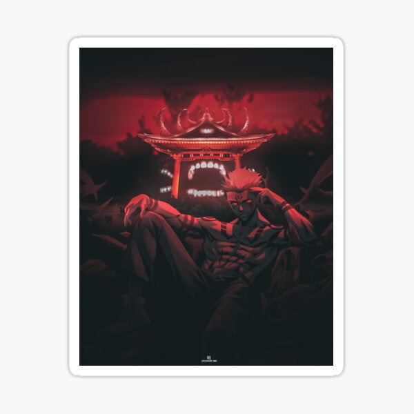 "Sukuna" Sticker for Sale by TATAKAEBOI | Redbubble