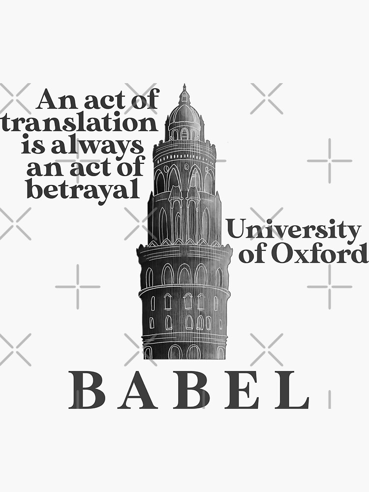 "babel tower" Sticker for Sale by atlasbackache | Redbubble
