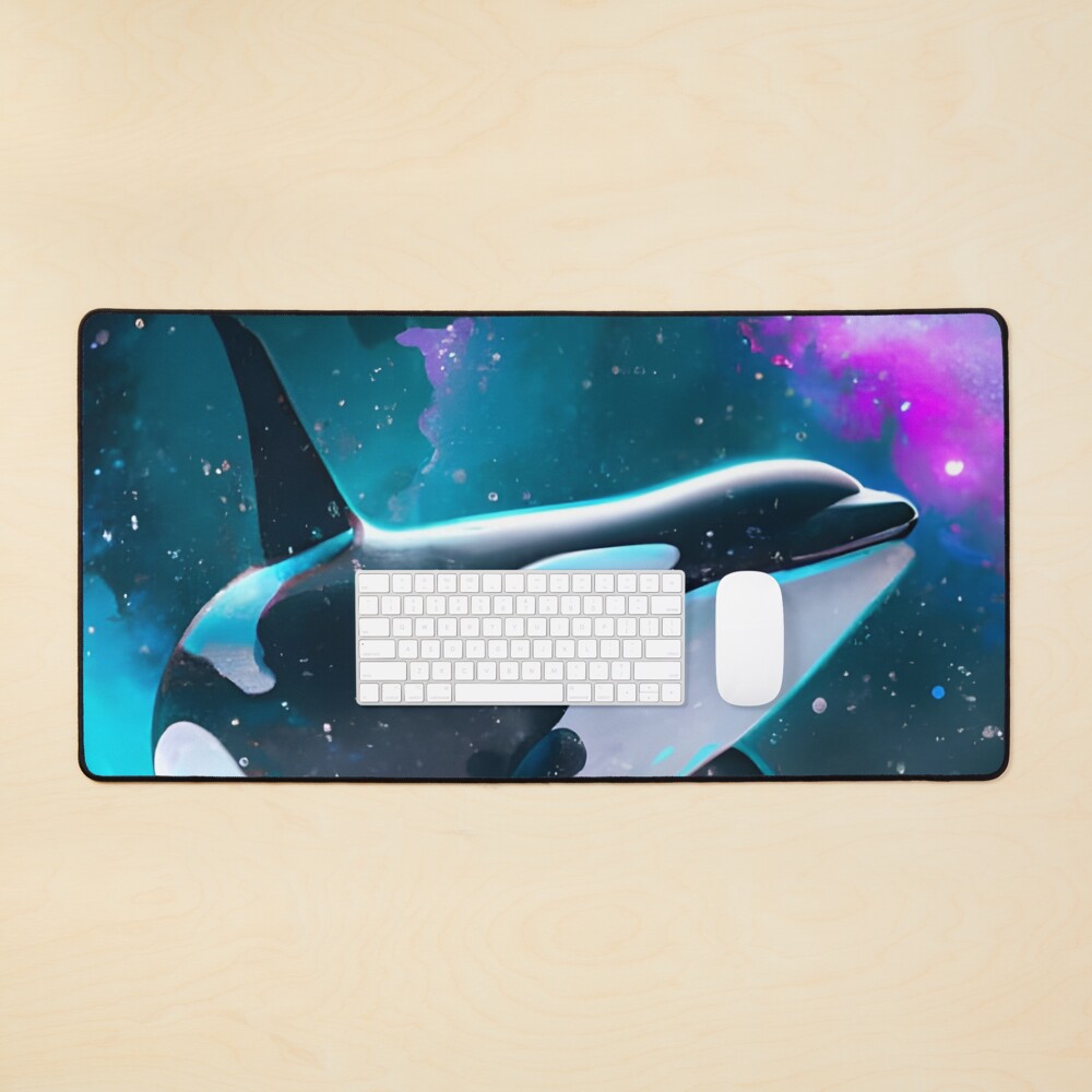"An orca whale swimming through space, Ai Generated Art " Art Board ...