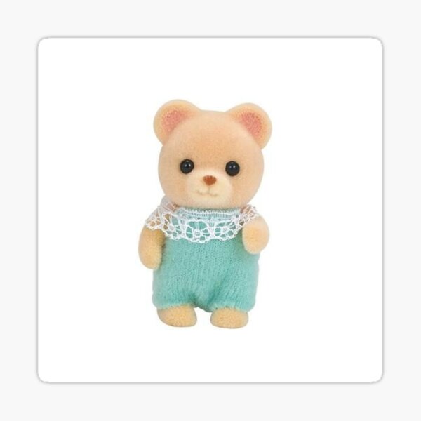 "Sylvanian calico critters bear baby sticker" Sticker for Sale by ...