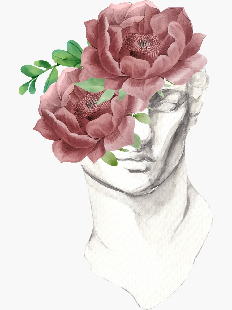 "sculpture " Sticker for Sale by ClauCollado | Redbubble