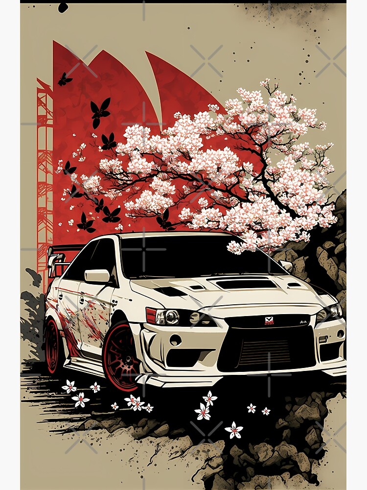 "JDM Zen - Mitsubishi Lancer EVO" Poster for Sale by rykker | Redbubble
