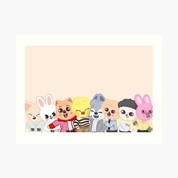 "STRAY KIDS (SKZOO) All Members Mini Magazine " Art Print for Sale by ...