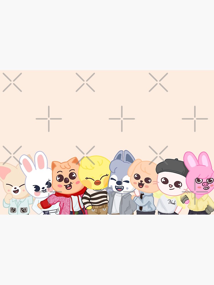 Póster for Sale con la obra «STRAY KIDS (SKZOO) Todos los miembros Mini ...